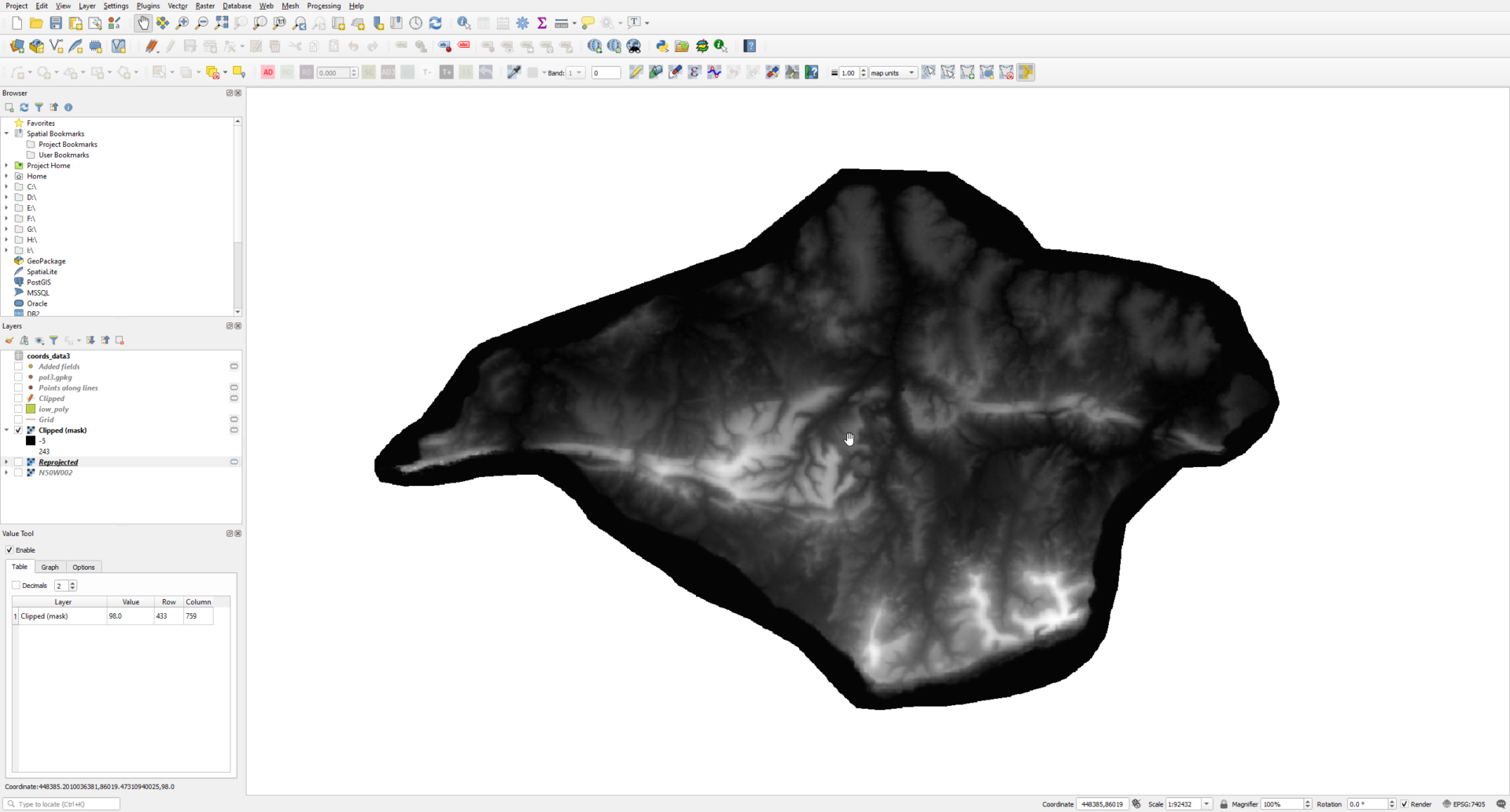 A “Joy plot” style map of the Isle of Wight - Lawrence Yule
